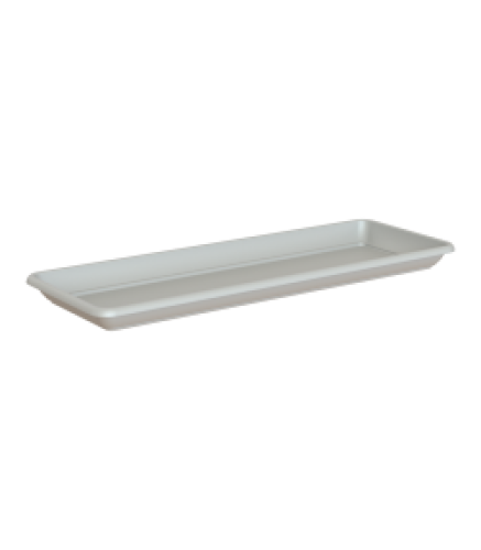 VENEZIA RECTANGULAR SAUCER 50CM LIGHT GREY - Arborescence