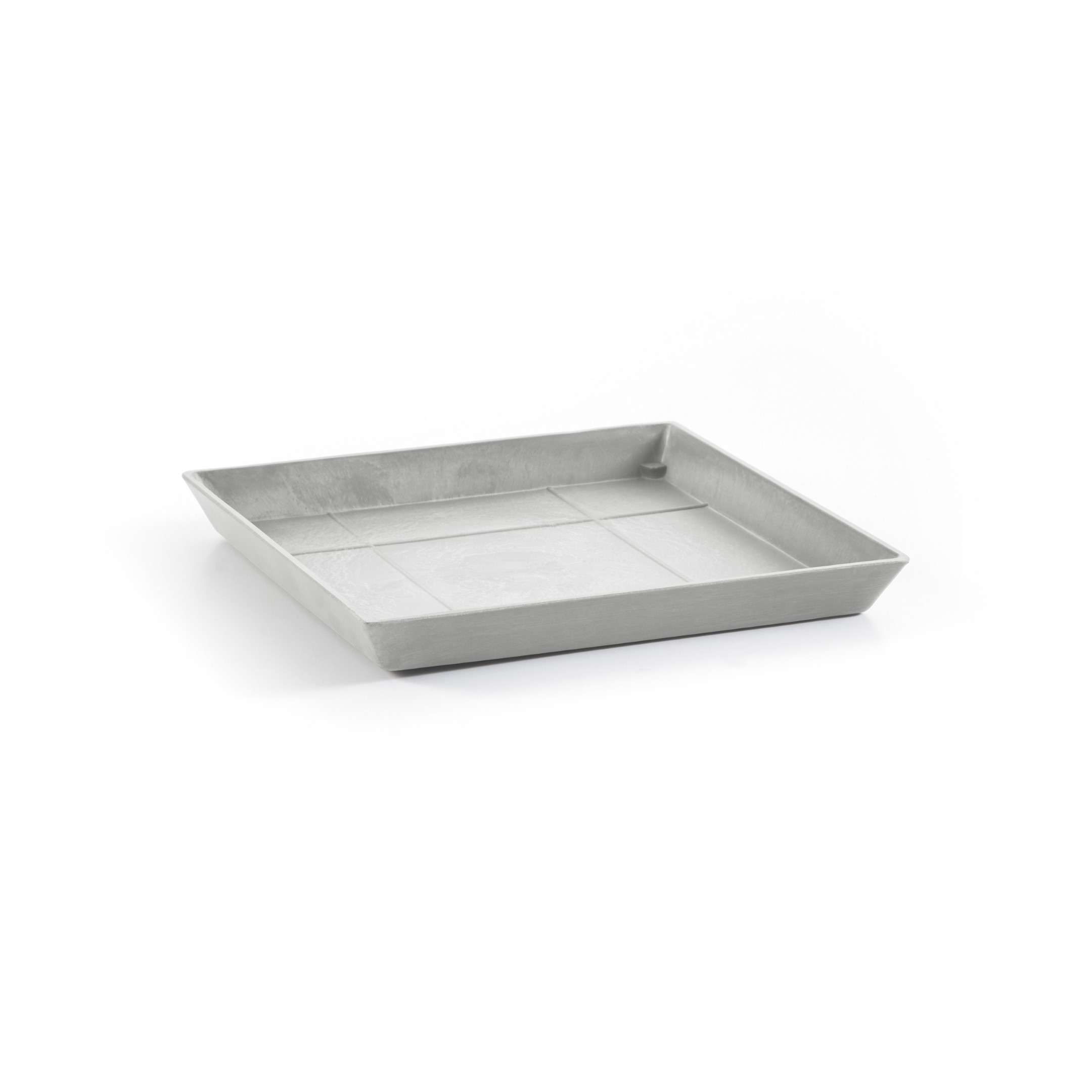 SROT.40.WG - SAUCER SQUARE WHITE GREY 40 - Arborescence
